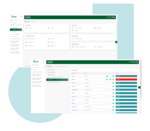 e-leave, online leave management system, leave application